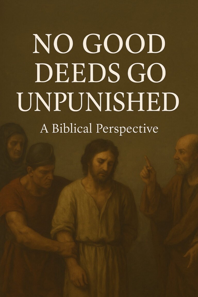 No Good Deeds Go Unpunished: 7 Profound Biblical Truths