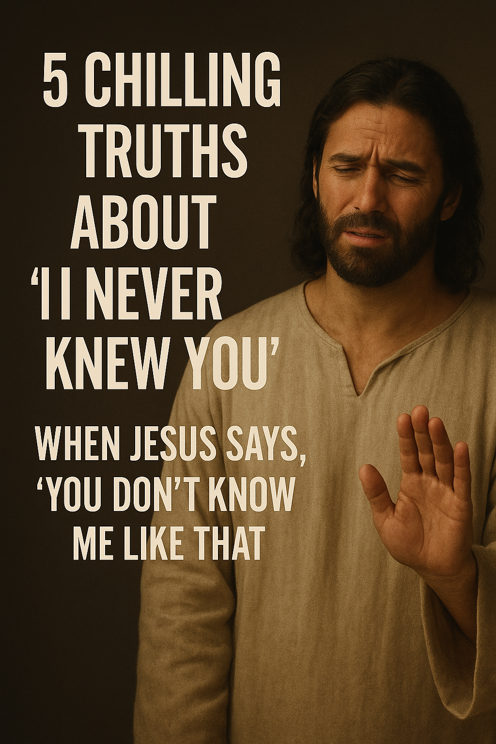 5 Chilling Truths About "I Never Knew You": When Jesus Says, "You Don’t ...