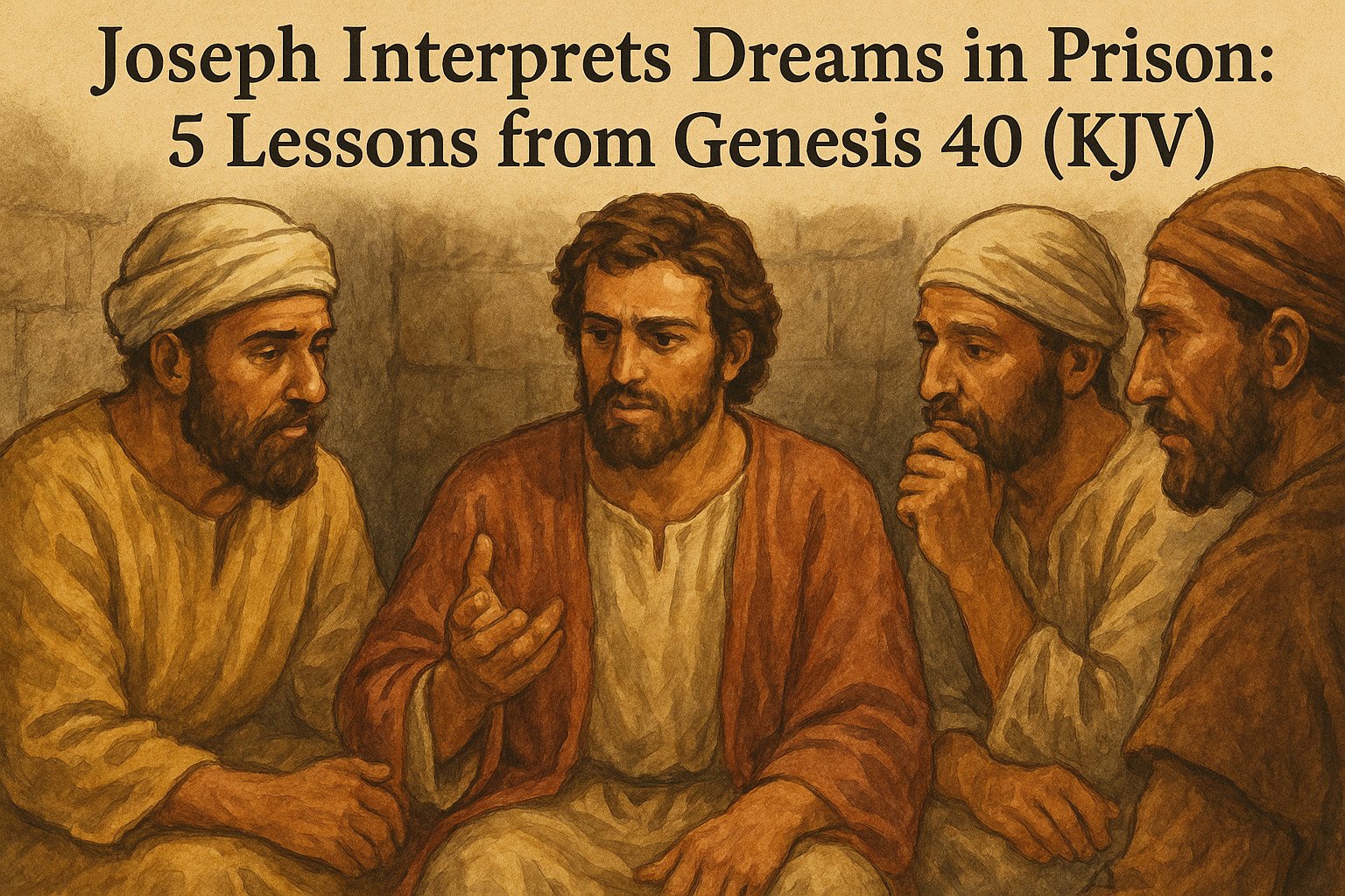 Joseph Interprets Dreams in Prison: 5 Profound Lessons from Genesis 40 ...